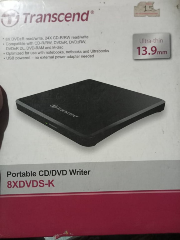 Transcend DVD Writer, Hobbies & Toys, Music & Media, CDs & DVDs on ...