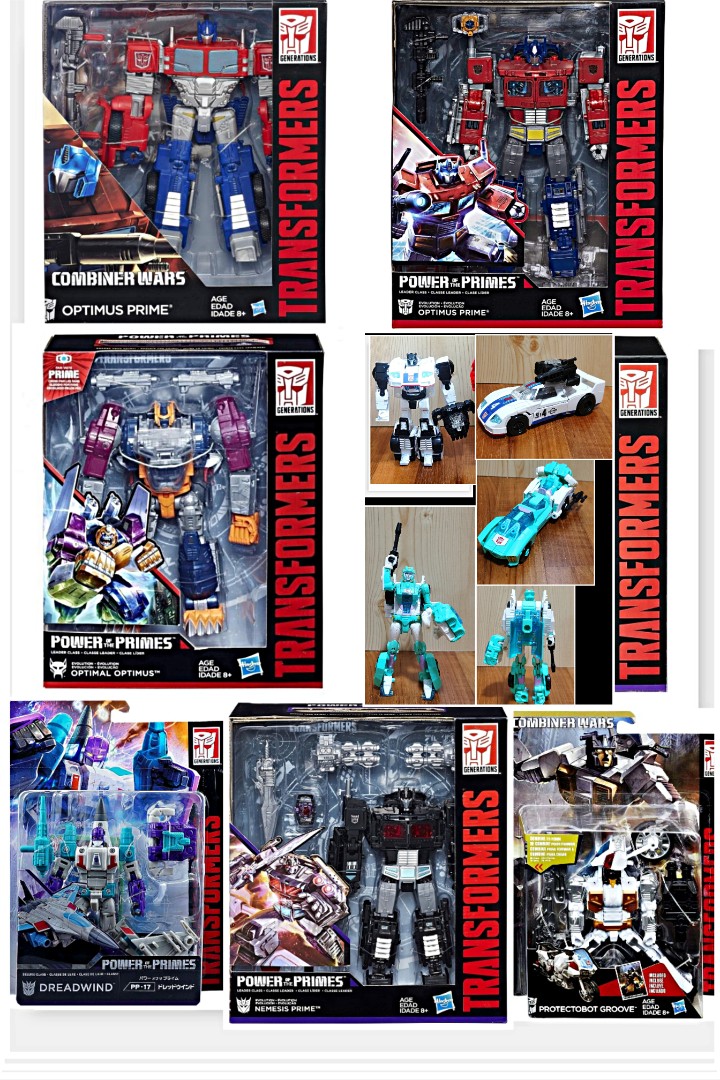 Transformers Combiner Wars Optimus Prime, Groove and Power of the Prime ...