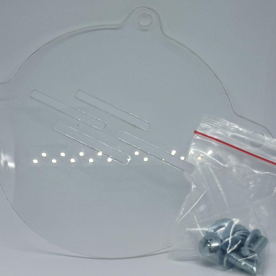 Transparent aerox Acrylic CVT Cover, aerox Thailook CVT Cover, Mica ...