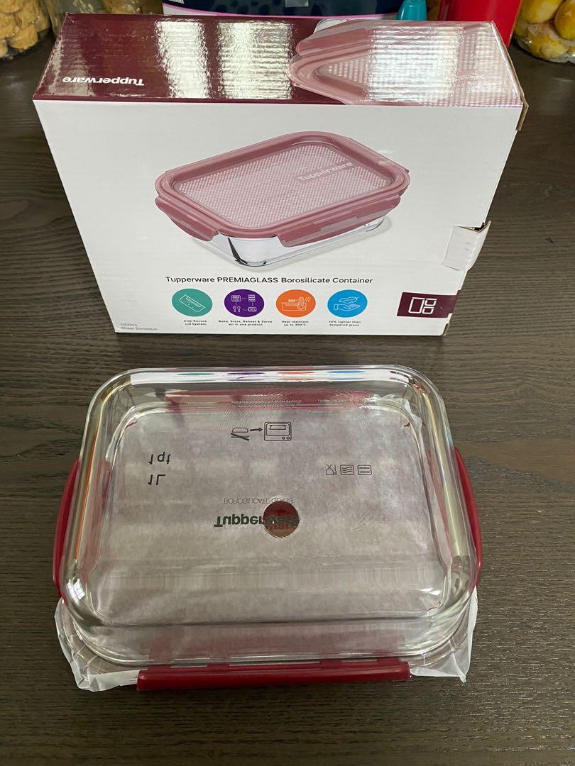 Tupperware from fridge to oven rectangular 1L, Furniture & Home Living ...