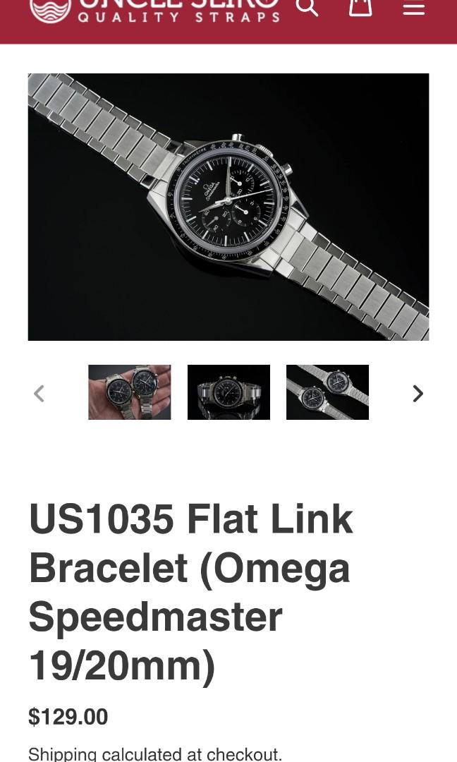 Uncle Seiko Omega Speedmaster Moonwatch Professional Bracelet, Luxury ...