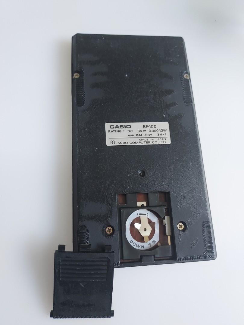 Vintage Calculator Casio BF 100, Hobbies & Toys, Collectibles ...