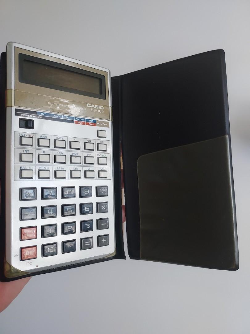 Vintage Calculator Casio BF 100, Hobbies & Toys, Collectibles ...