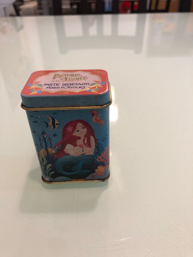 Vintage little mermaid tin box, Babies & Kids, Babies & Kids Fashion on ...