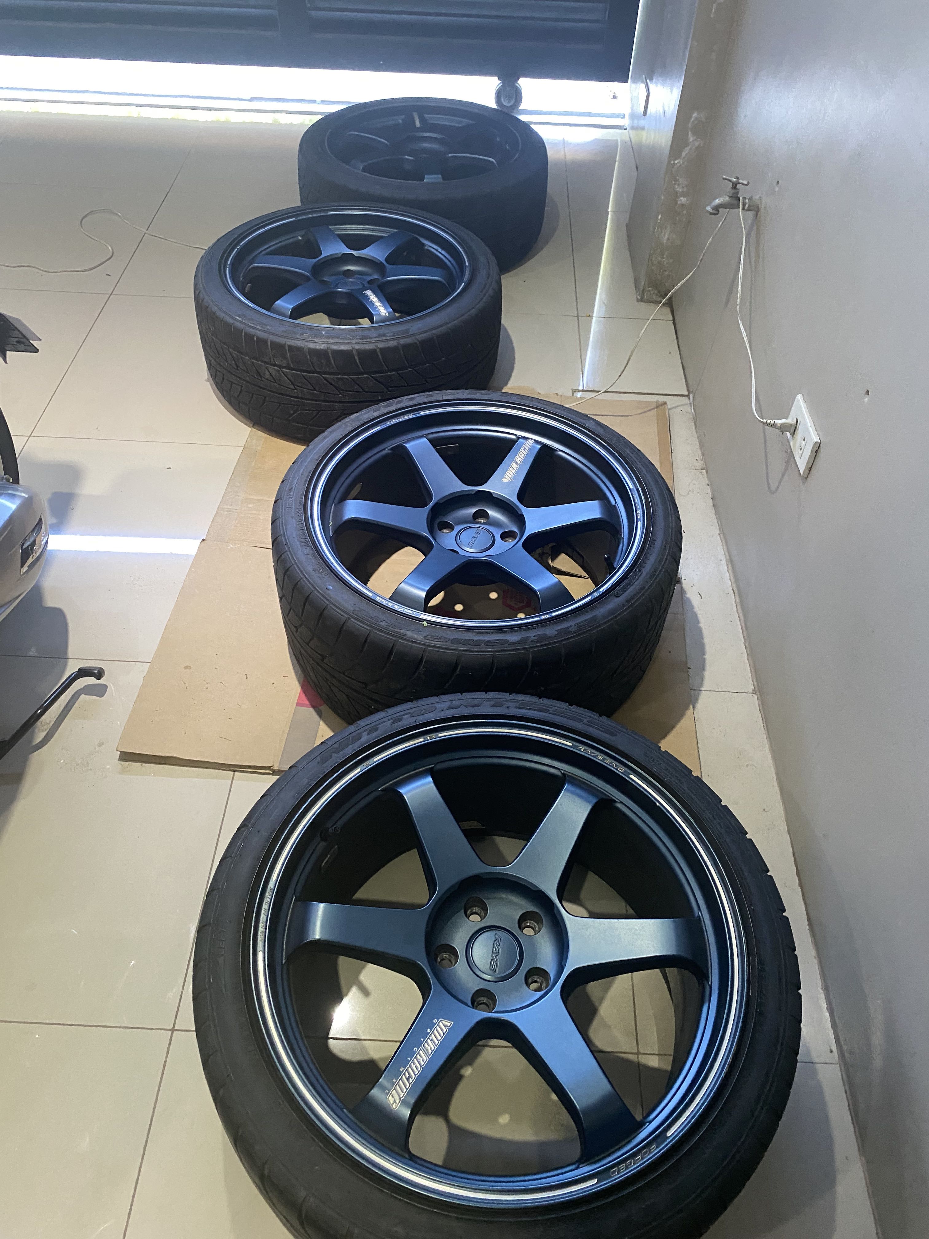 Volk racing te37 20's, Car Parts & Accessories, Mags and Tires on Carousell