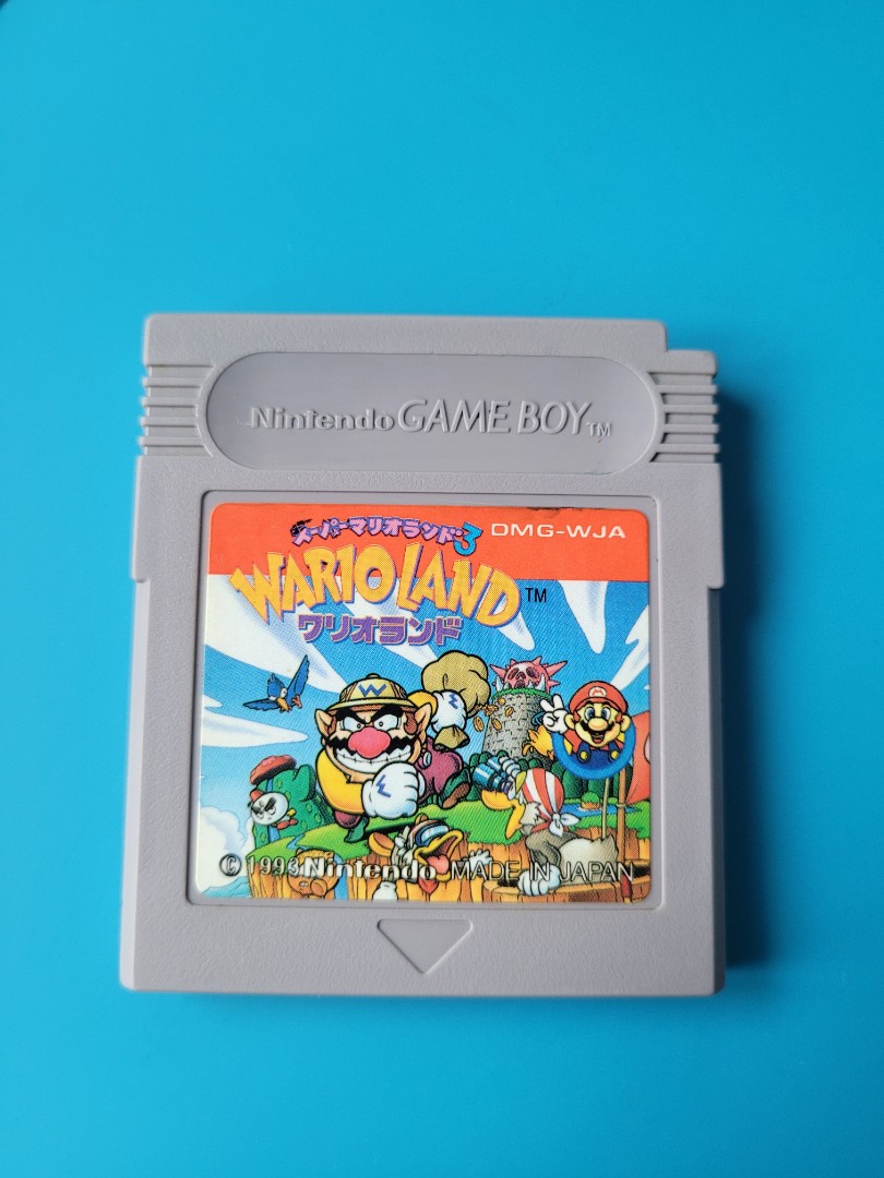 Wario Land: Super Mario Land 3 Gameboy Cartridge Nintendo Game Boy ...