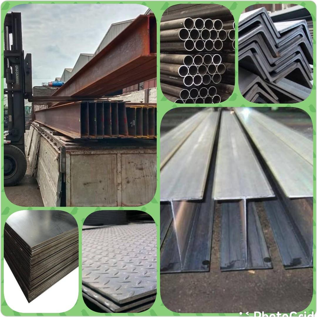 Wide flange,H/I Beam, C-Channel, C-purlins, Angle bar, Tubular, Ms ...