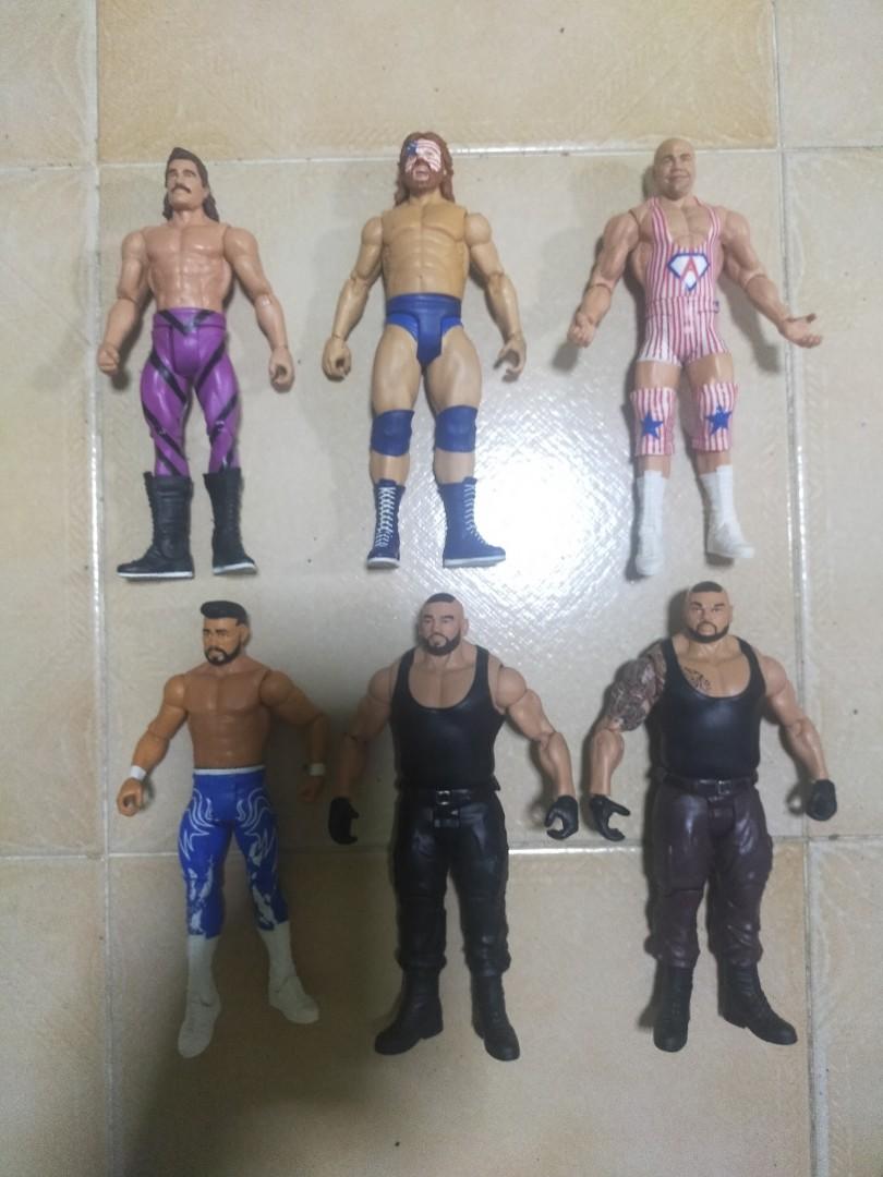 Wwe basic figure $10 andrade kurt angle rick rude hacksaw jim akam ...