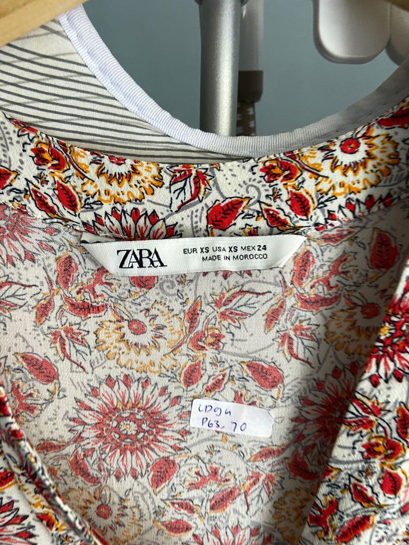 Zara Pattern, Fesyen Wanita, Pakaian Wanita, Atasan di Carousell