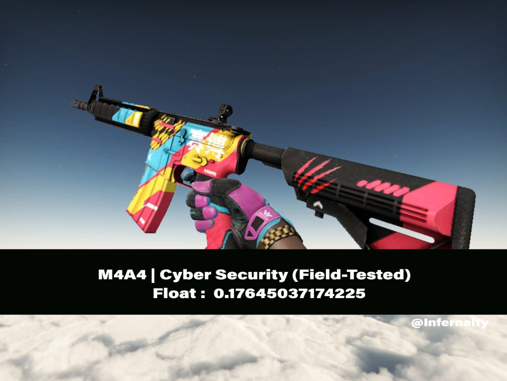 (0.17FV) M4A4 Cyber Security FT CSGO SKINS KNIVES, Video Gaming, Gaming Accessories, In-Game ...