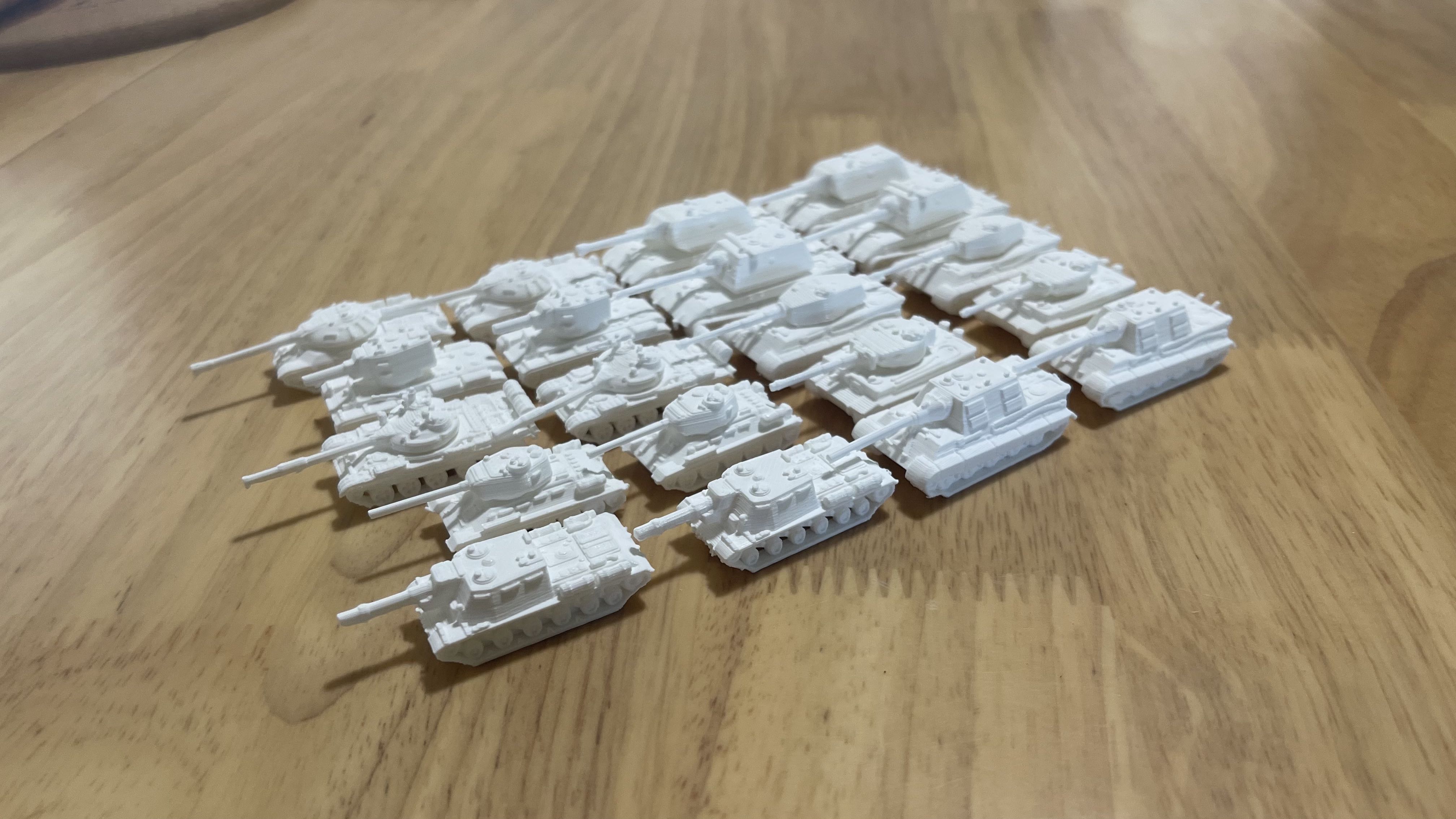 1:200 scale 3D model tanks, Hobbies & Toys, Toys & Games on Carousell