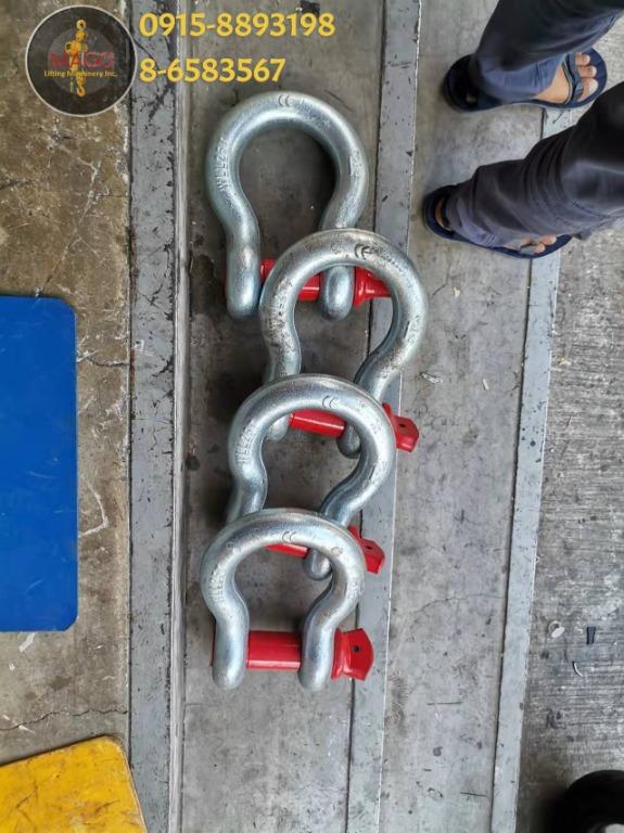 1-3/4" 25 Tons Bow Type Shackle, Commercial & Industrial, Construction ...