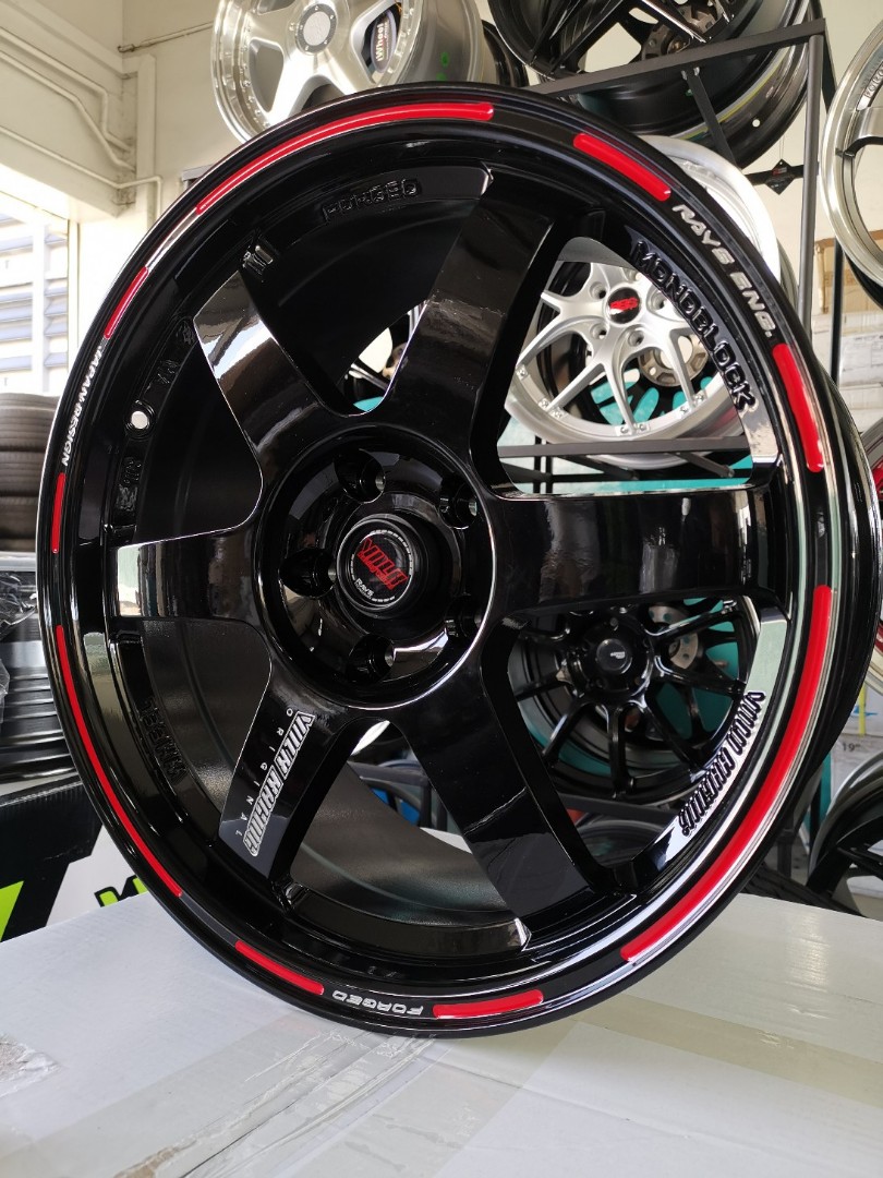 18" te37 saga time attack (REP) 18x8.5 ET40 5x114.3, Car Accessories ...