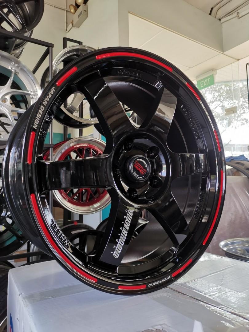 18" te37 saga time attack (REP) 18x8.5 ET40 5x114.3, Car Accessories ...