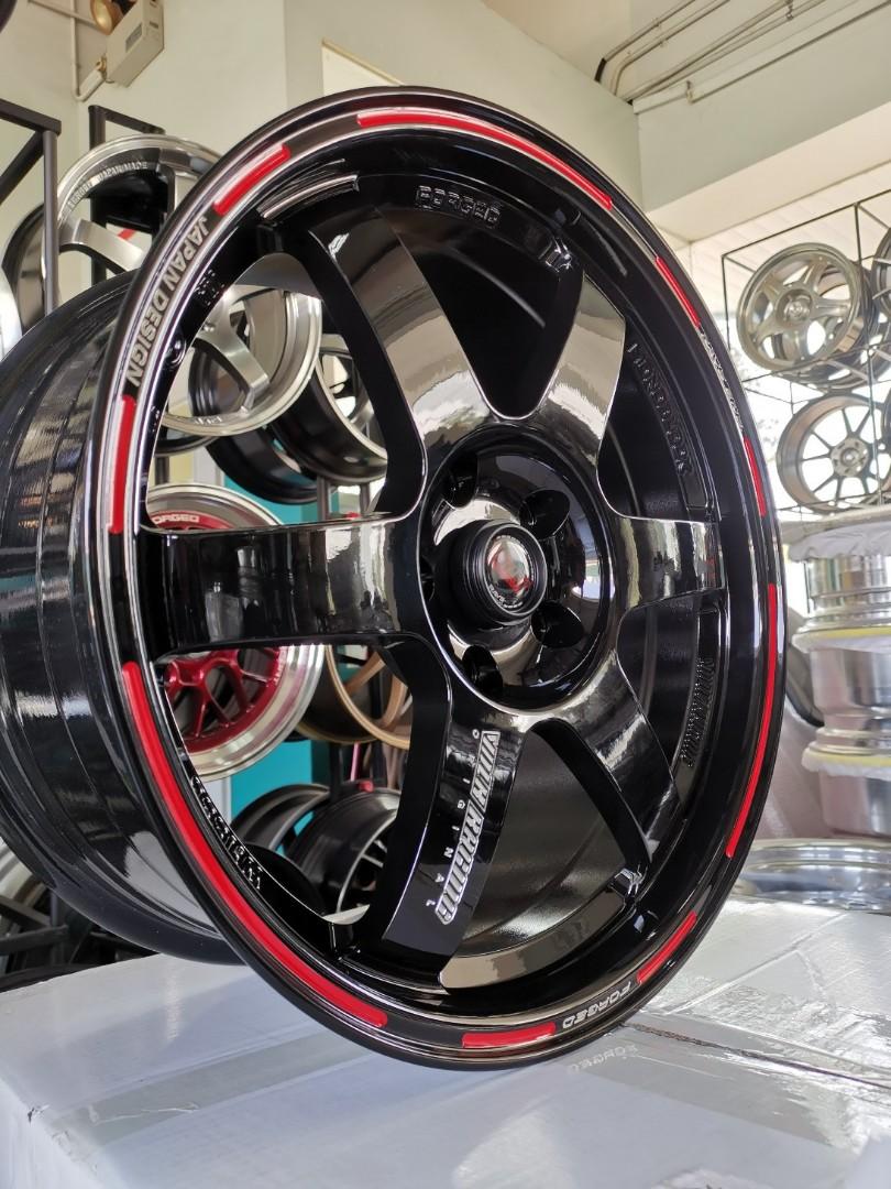 18" te37 saga time attack (REP) 18x8.5 ET40 5x114.3, Car Accessories ...