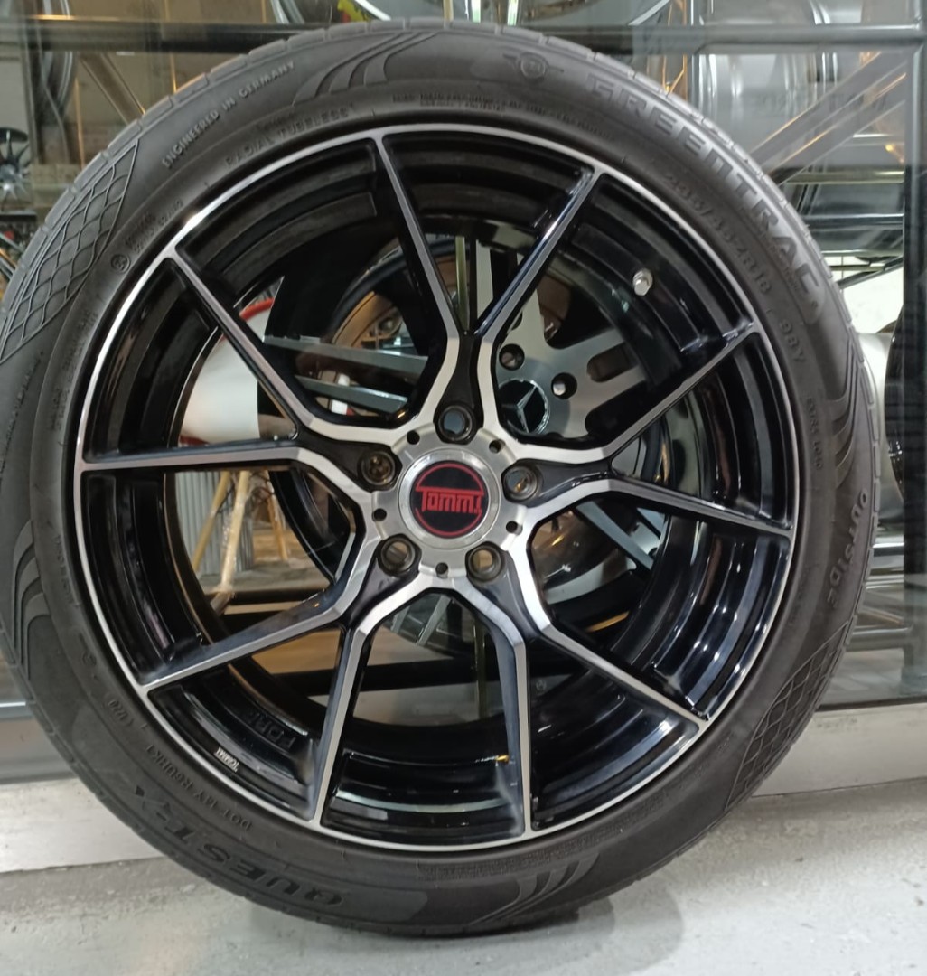 18"TOMMI FLOW FORM RIM & USED TYRE, Car Accessories, Tyres & Rims on ...