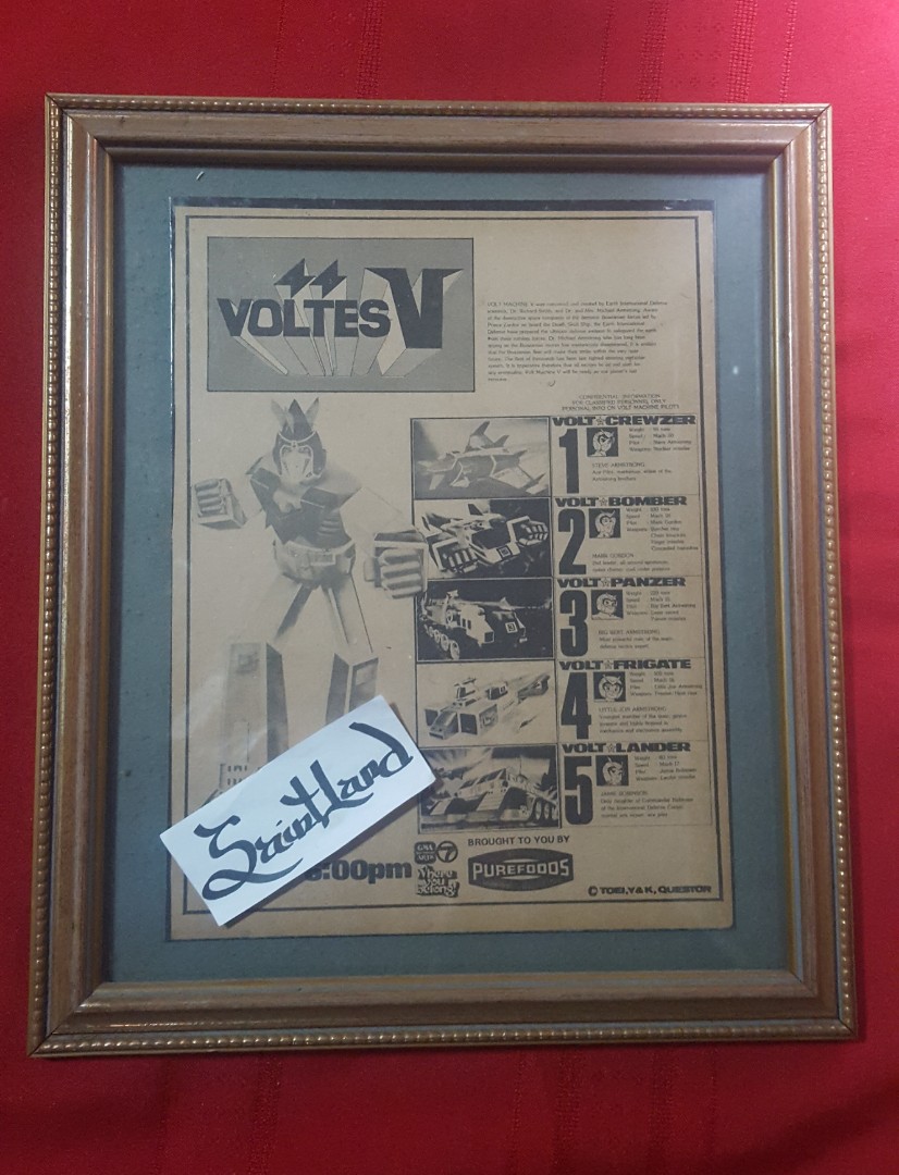ORIGINAL VOLTES V 1978 RARE TV PREMIERE AD Vintage Memorabilia ...