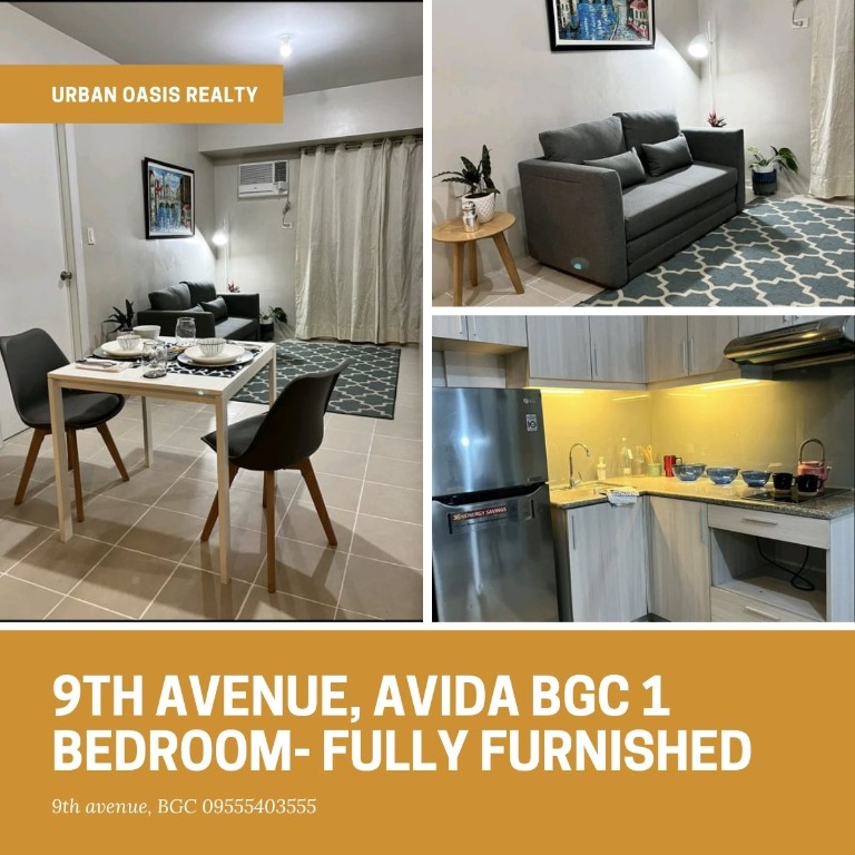 1 BR Avida 9th BGC Taguig, Property, Rentals, Apartments & Condos on ...