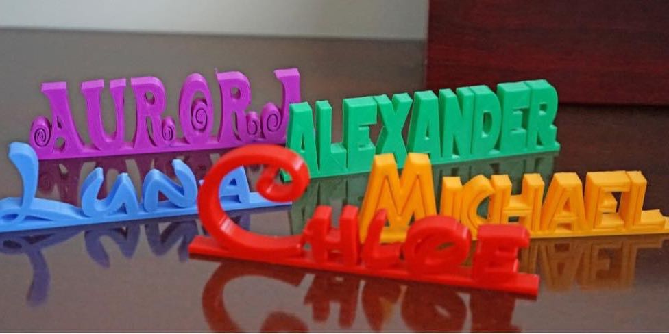 3D stand Personalised Name Birthday Gift, Everything Else on Carousell