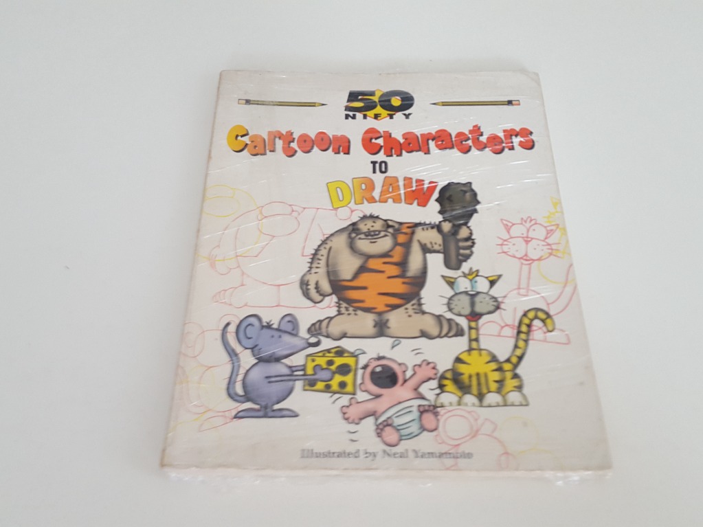 50 Nifty Cartoon characters to draw by Neal Yamamoto book, Hobbies ...