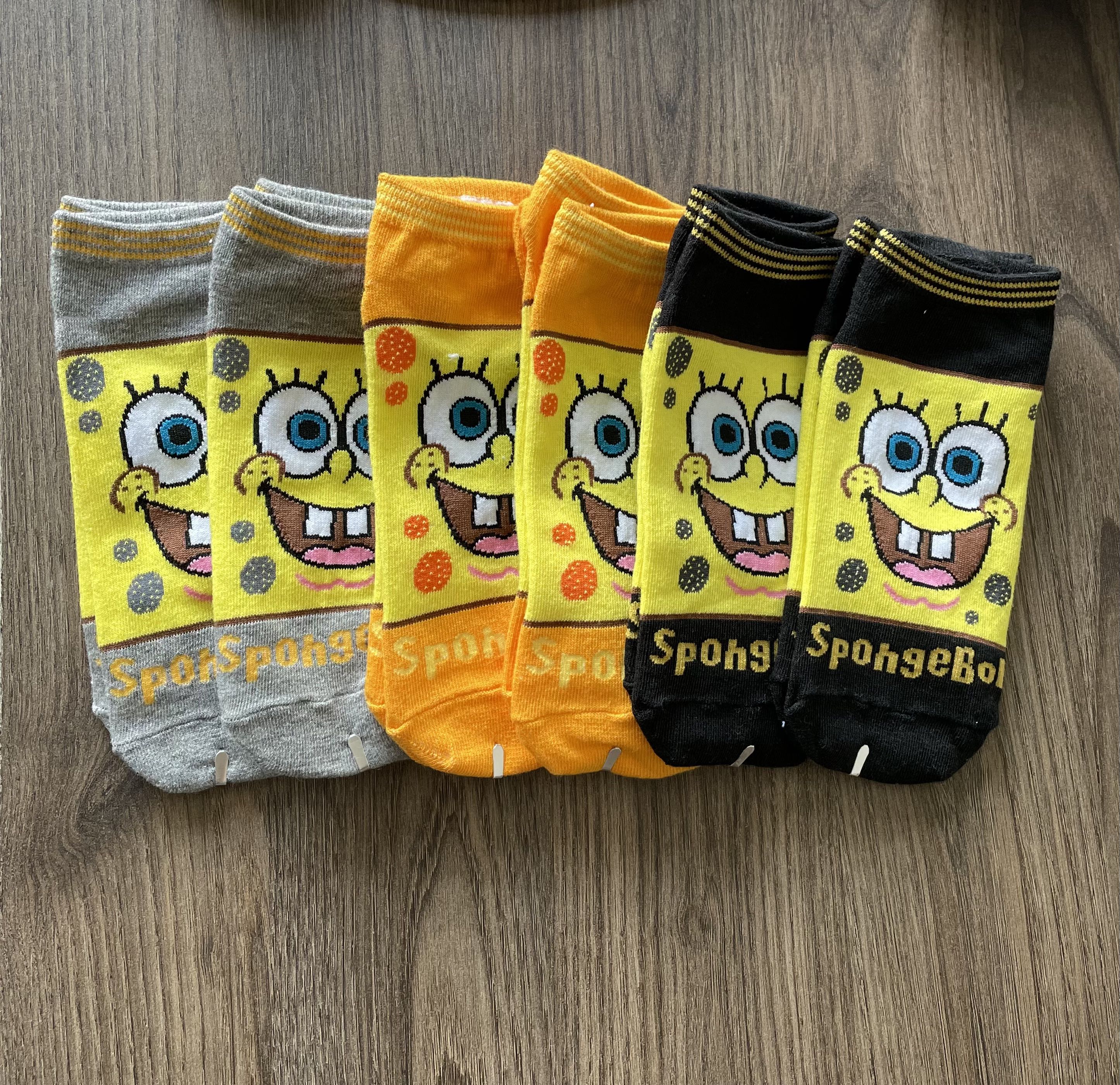 6 for $6: Spongebob Socks, Women's Fashion, Watches & Accessories ...