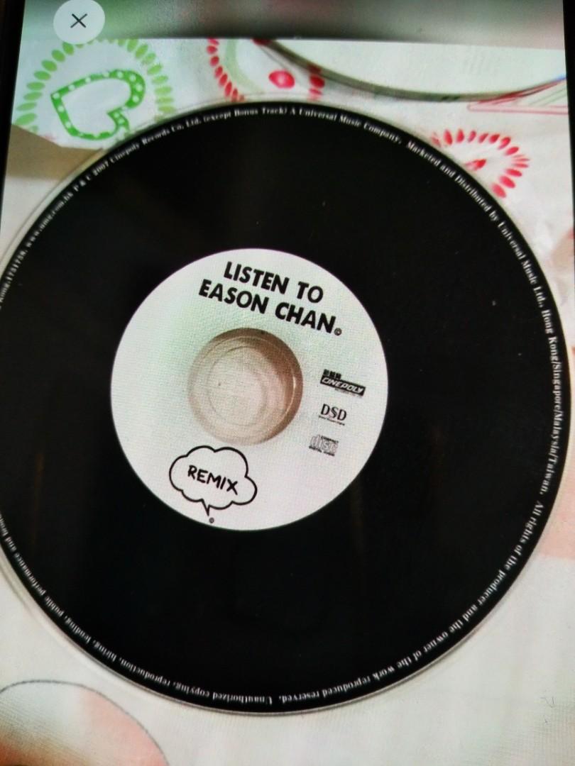 陳奕迅 LISTEN TO EASON CHAN REMIX CD 裸碟, 興趣及遊戲, 音樂、樂器 & 配件, 音樂與媒體 - CD 及 ...