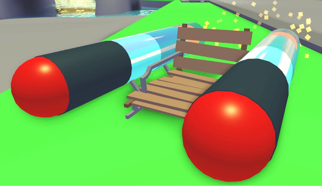 ADOPT ME ROCKET SLED OLD RARE VEHICLE, Video Gaming, Gaming Accessories ...