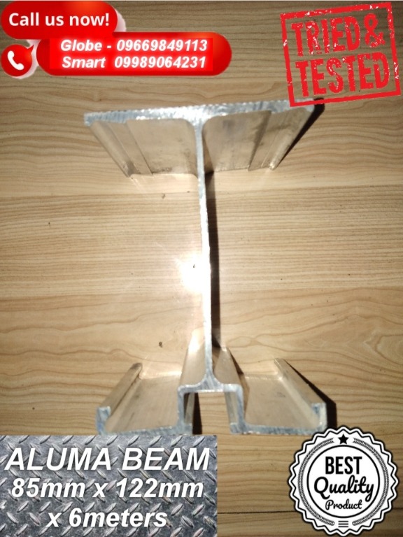Aluma Beam AlumaBeam 85mm x 122mm x 6meters Heavy Duty use for ...