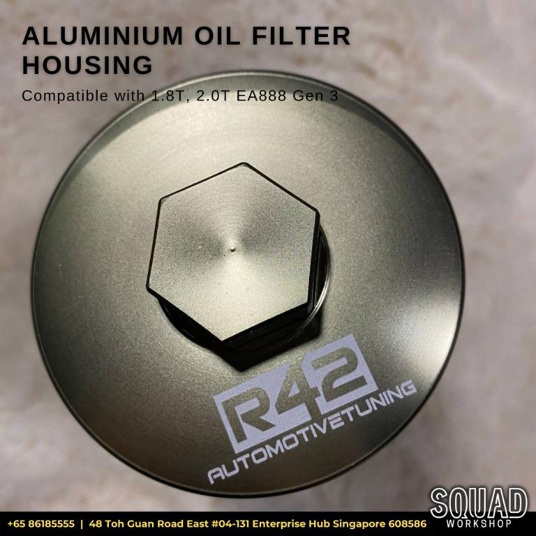 Aluminium Oil Filter Housing (Compatible with 1.8T, 2.0T EA888 Gen 3 ...