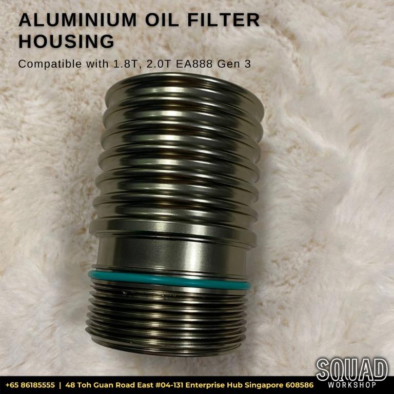Aluminium Oil Filter Housing (Compatible with 1.8T, 2.0T EA888 Gen 3 ...