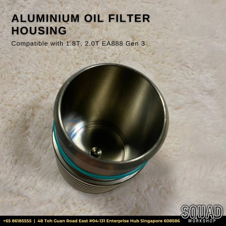 Aluminium Oil Filter Housing (Compatible with 1.8T, 2.0T EA888 Gen 3 ...