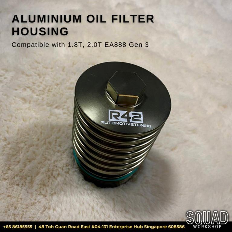 Aluminium Oil Filter Housing (Compatible with 1.8T, 2.0T EA888 Gen 3 ...
