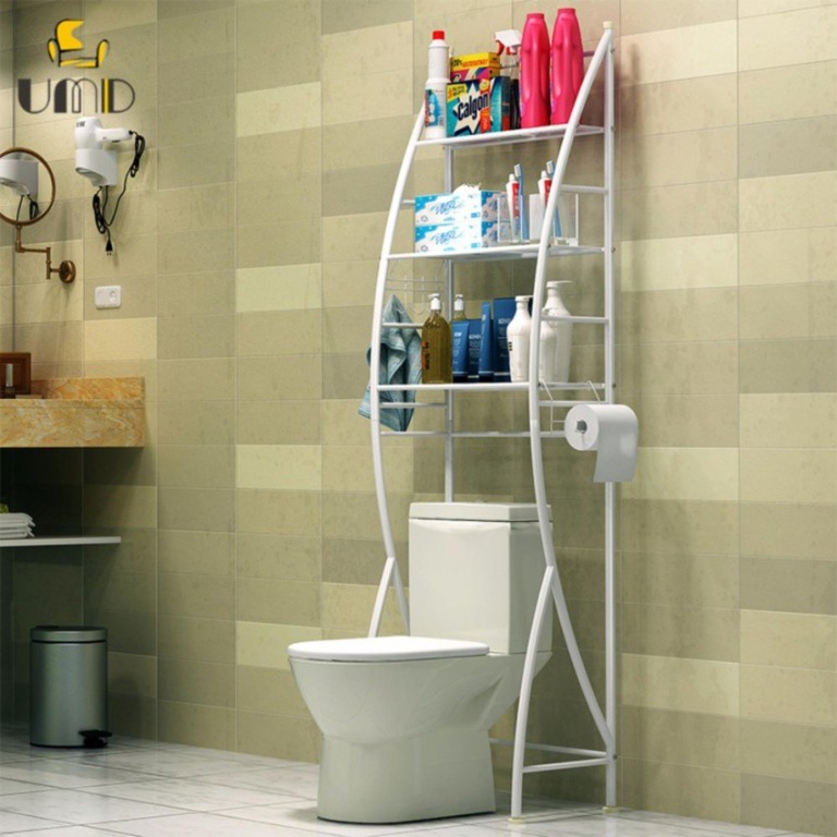 Anti-rust Toilet Rack, Furniture & Home Living, Bathroom & Kitchen ...