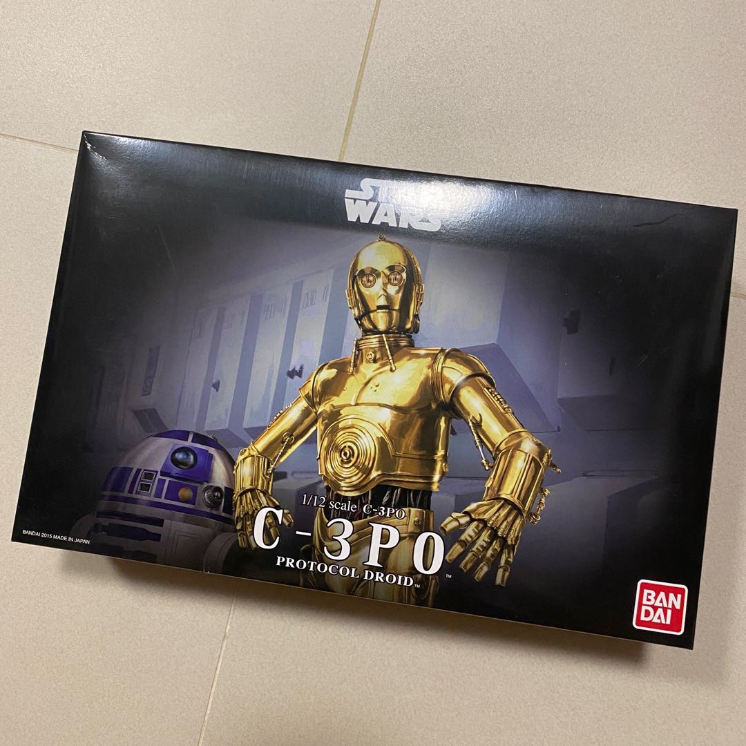 Authentic BANDAI C-3PO Model Kit, Hobbies & Toys, Memorabilia ...