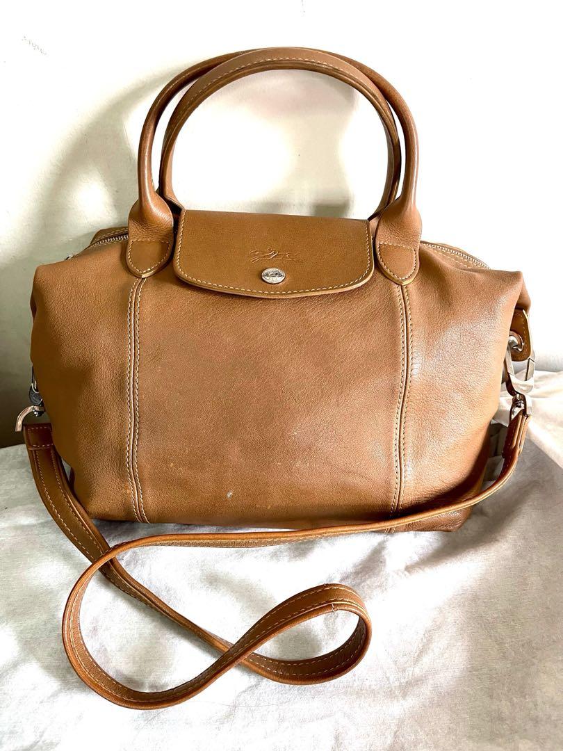 Authentic Long champ Cuir ( Small), Luxury, Bags & Wallets on Carousell