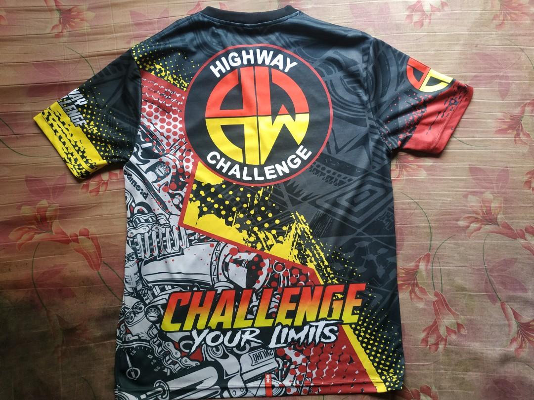 Baju ride highway challenge, Men's Fashion, Tops & Sets, Tshirts & Polo ...