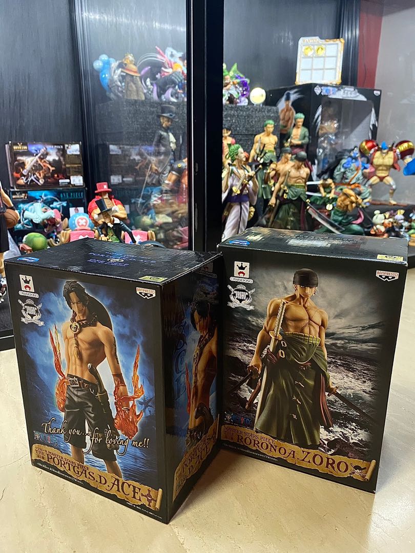 BNIB $80 for two: Banpresto One Piece Master Stars Portgas D’Ace ...