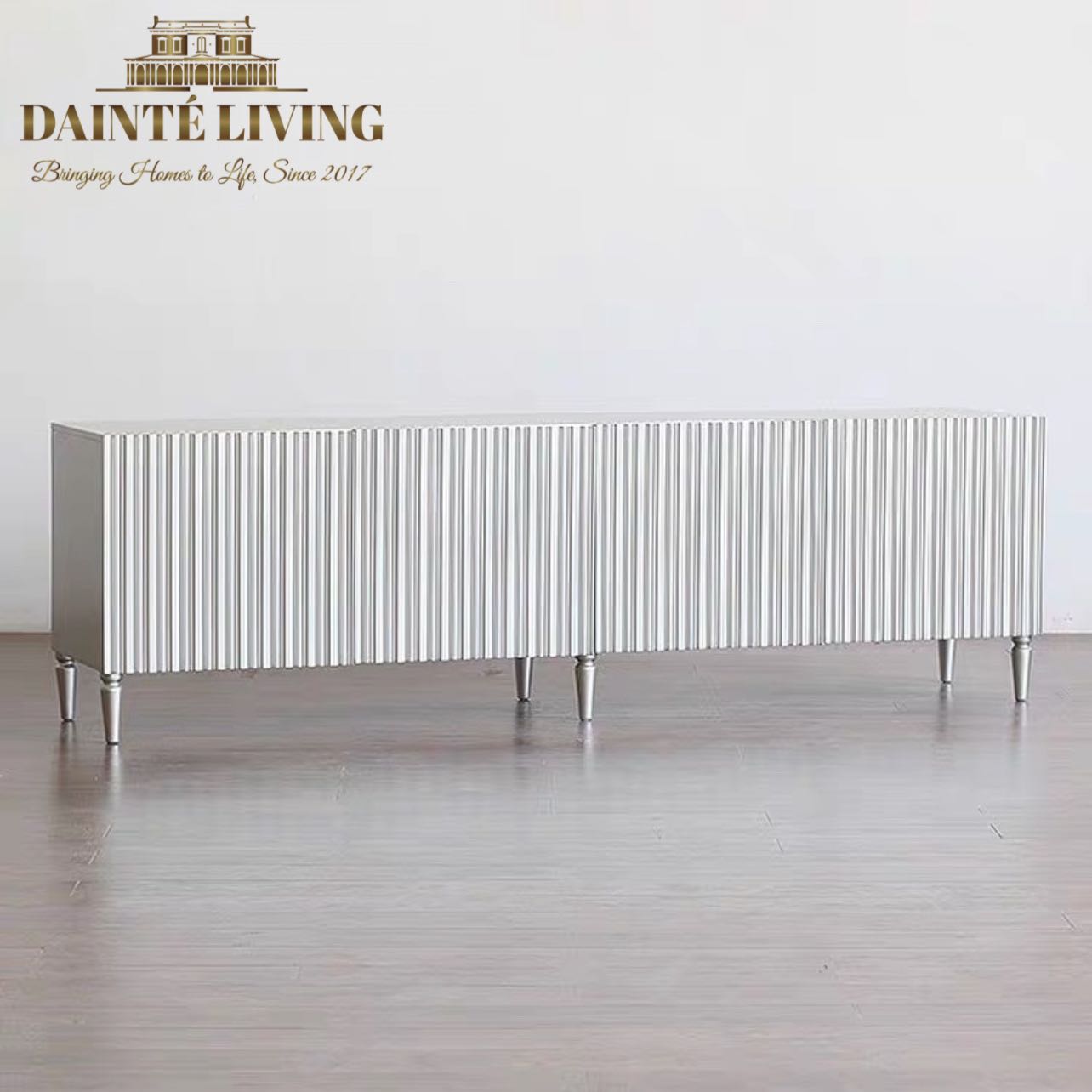 Bespoke Fluted TV Console Cabinet, Furniture & Home Living, Furniture ...