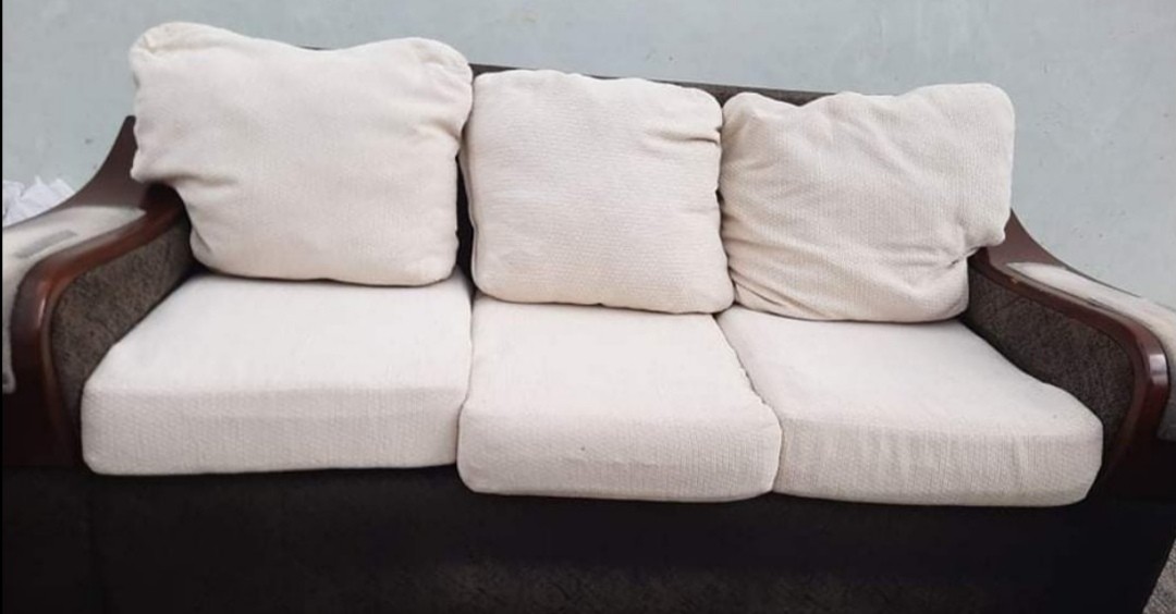 Big and Bulky Sofa Set, Furniture & Home Living, Furniture, Sofas on ...