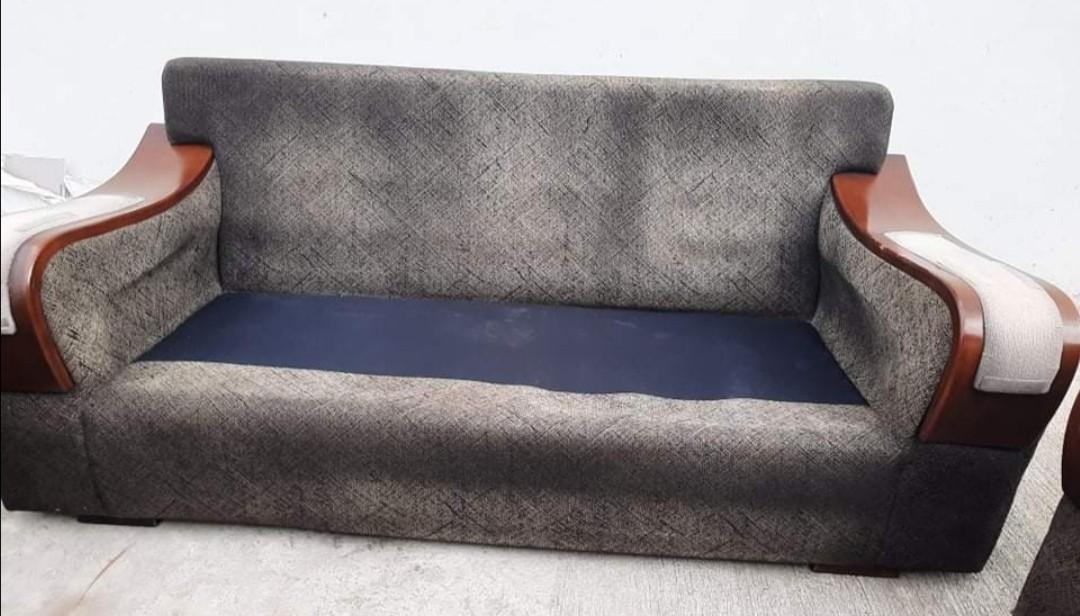 Big and Bulky Sofa Set, Furniture & Home Living, Furniture, Sofas on ...