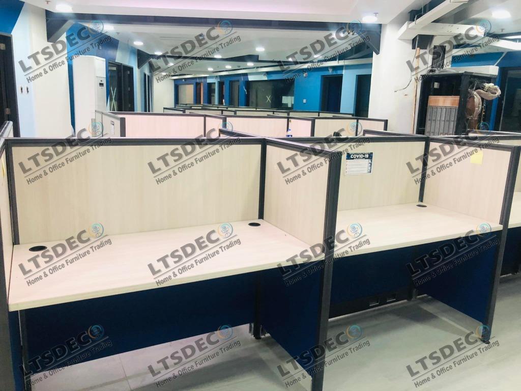 BRAND NEW WORKSTATION TABLE TYPE SHARING PANEL OFFICE PARTITIONS ...