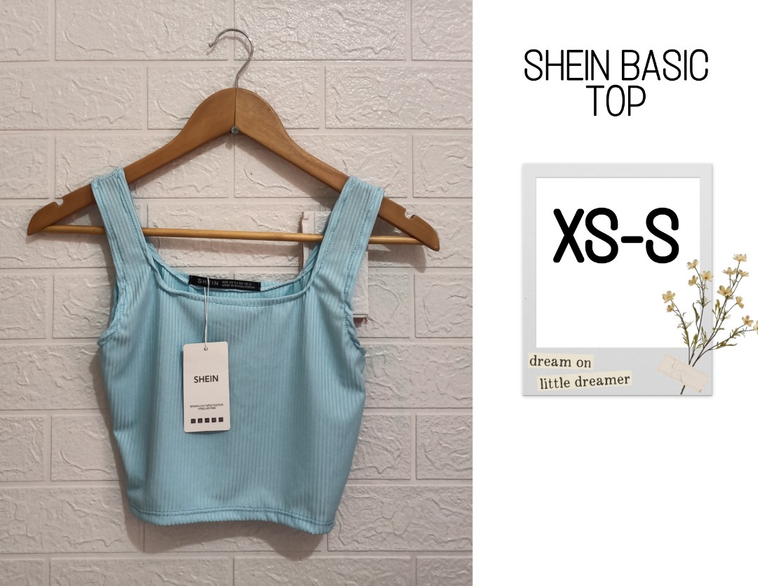 BRANDNEW SHEIN BASIC TOP, Women's Fashion, Tops, Sleeveless on Carousell