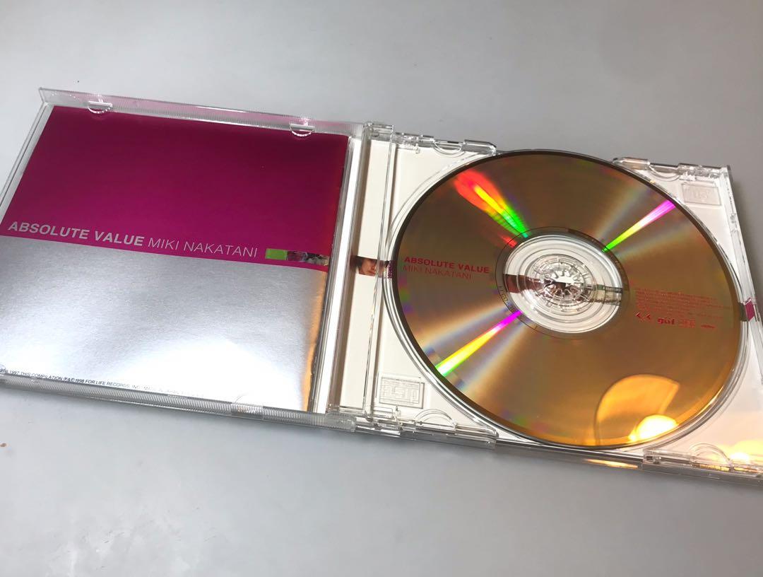 CD / MIKA NAKATANI 中谷美紀 BEST「ABSOLUTE VALUE」1998, 興趣及遊戲, 音樂、樂器 & 配件, 音樂與媒體 - CD 及 DVD - Carousell