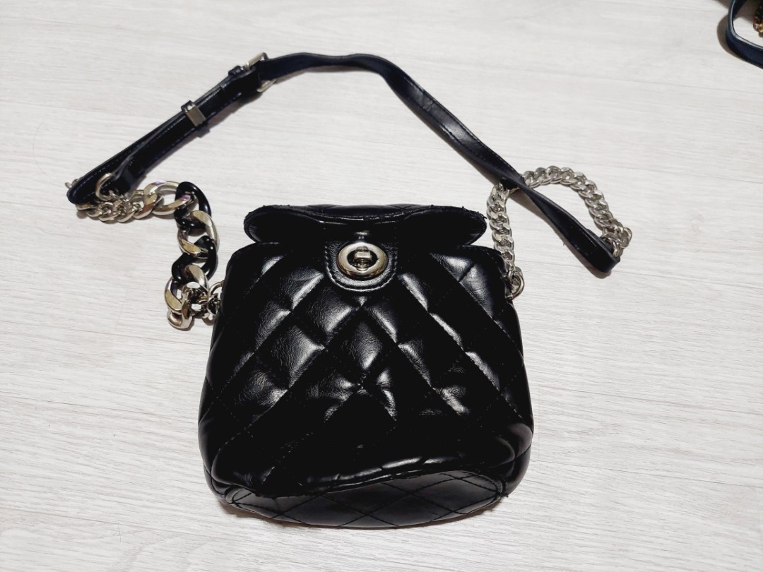 Chenal quilted leather sling bag, Women's Fashion, Bags & Wallets ...