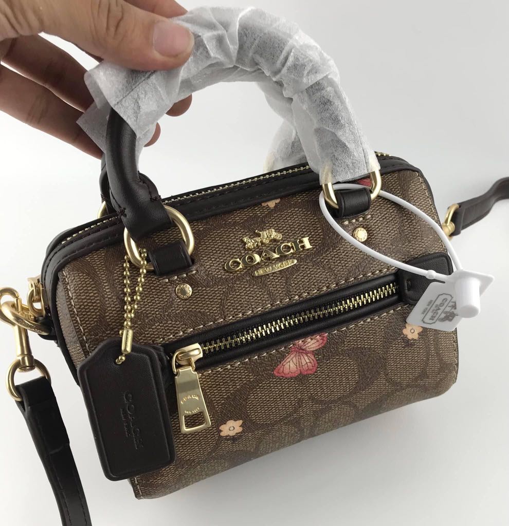 Coach Micro Rowan Signature Canvas, Women's Fashion, Bags & Wallets ...