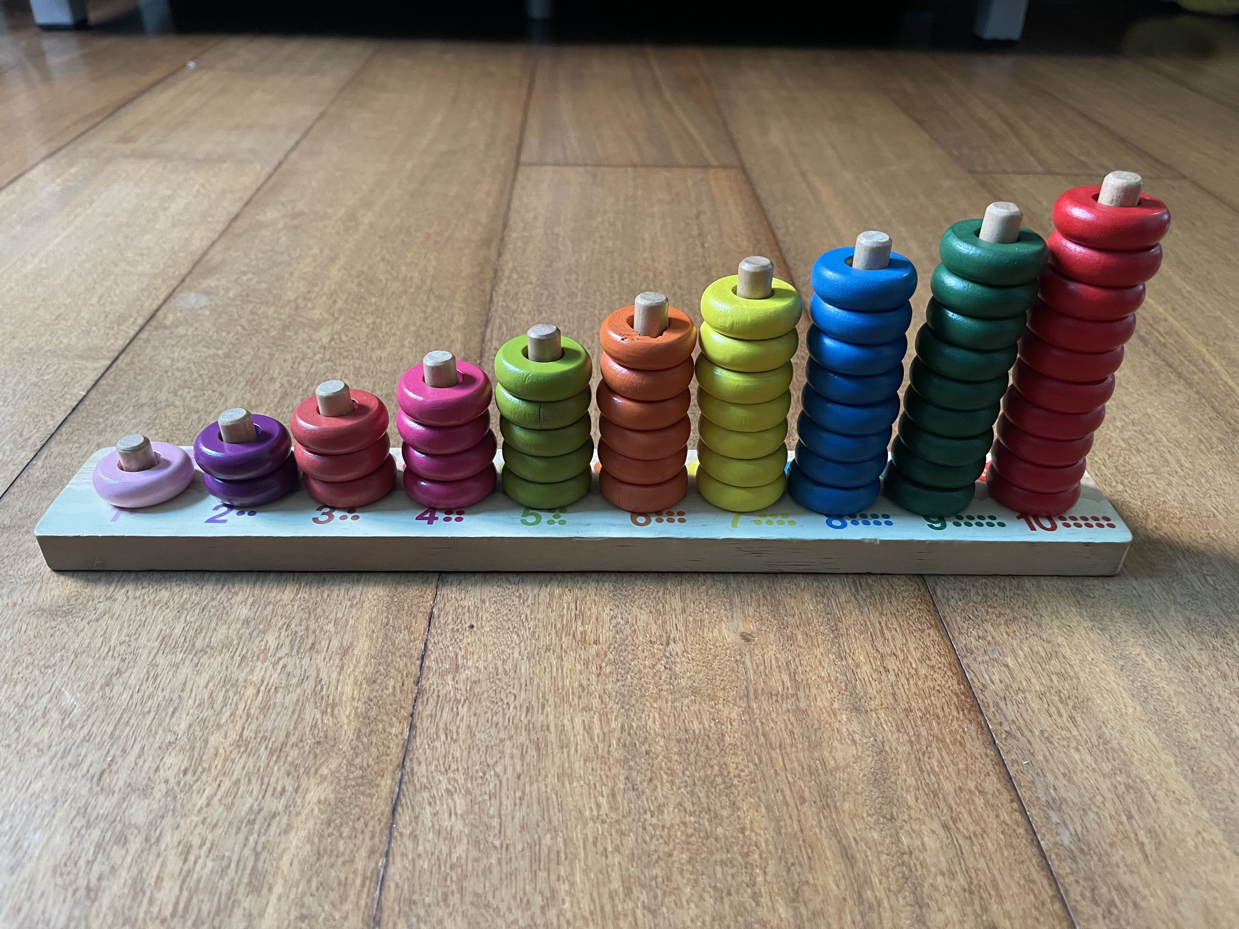 Counting Numbers wooden toy, Babies & Kids, Infant Playtime on Carousell