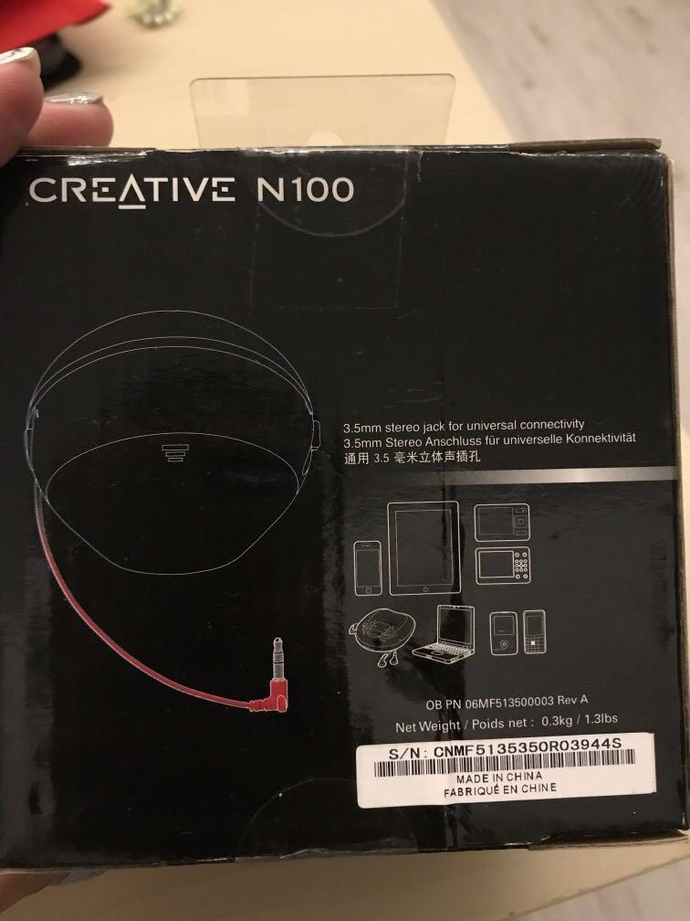 Creative N100 Ultra Portable Speakers, Audio, Soundbars, Speakers ...