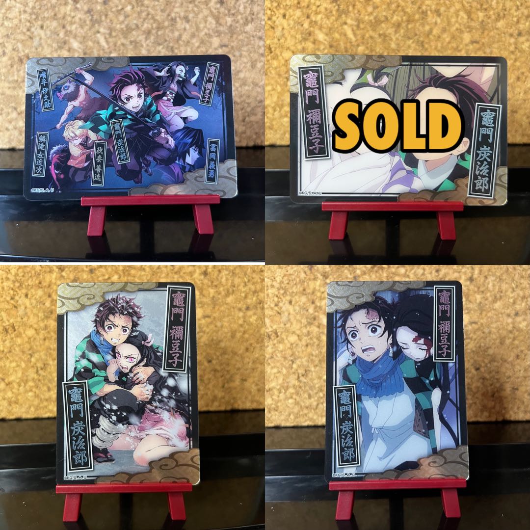 DEMON SLAYER: KIMETSU NO YAIBA COLLECTOR'S CARD VOL. 1 RARE (plastic, w ...