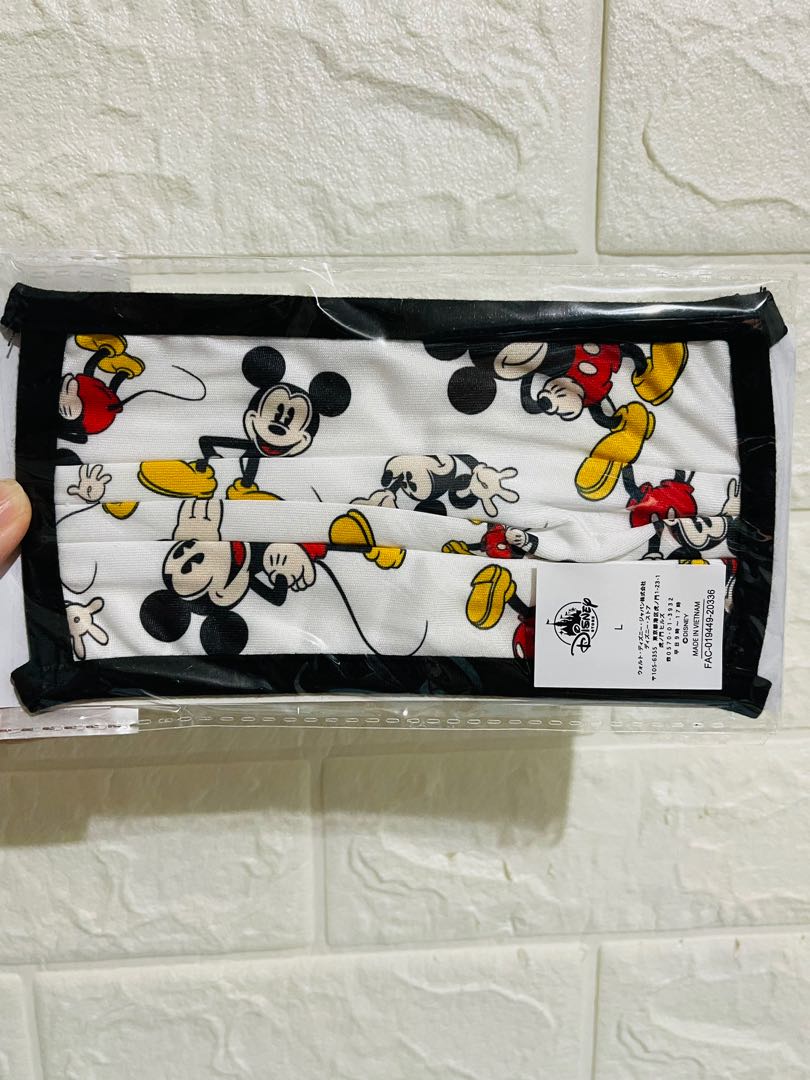 Disney Store Japan Mickey Mouse Large Cloth mask, Hobbies & Toys, Toys ...