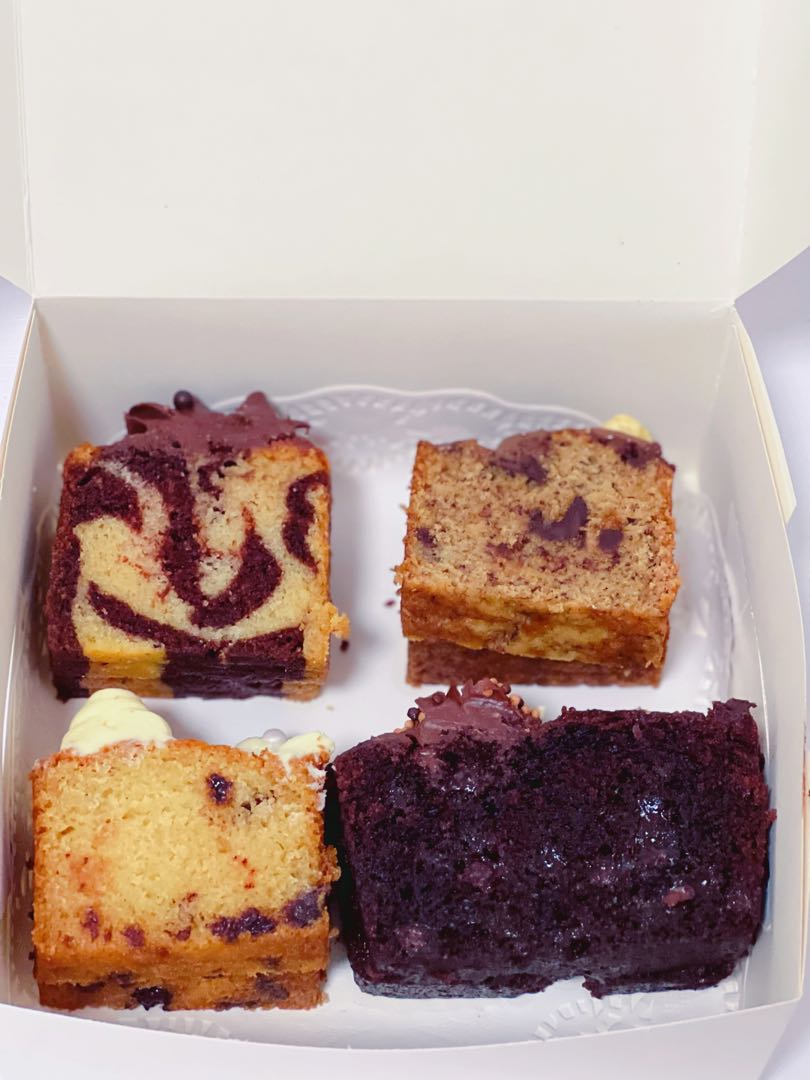 Eggless Tea Cake Box, Food & Drinks, Homemade Bakes on Carousell